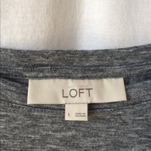 LOFT | Tops | Loft Top With Black Lace Trim | Poshmark